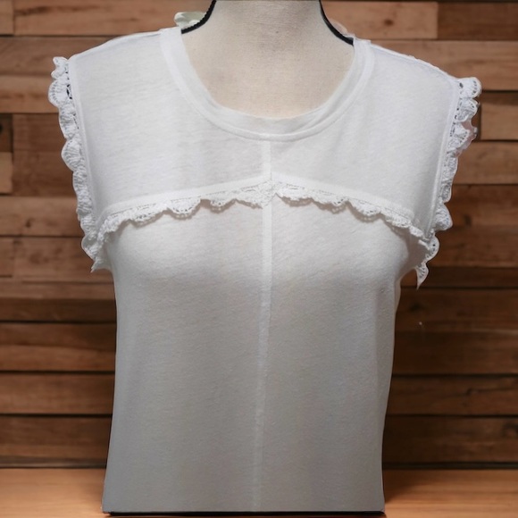 10 Crosby Derek Lam | Dresses | Derek Lam Crosby Crochet Trimmed Off ...